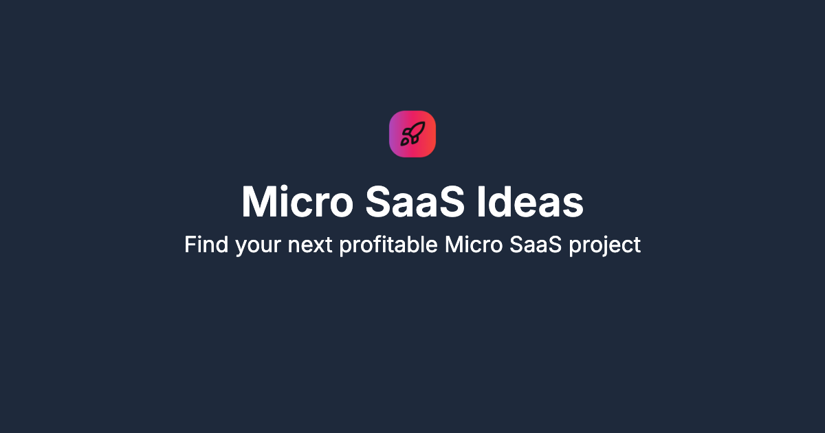 95 Micro SaaS Ideas | BoilerplateHub